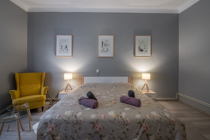 Spacious City Center Apt With Working Space - Zagreb