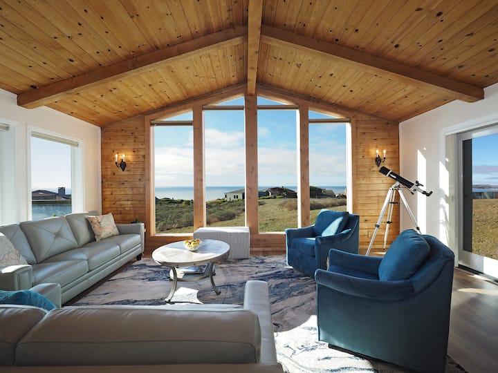 Spacious * Sunset Ocean View * Privacy * Hot Tub - Bodega Bay, CA