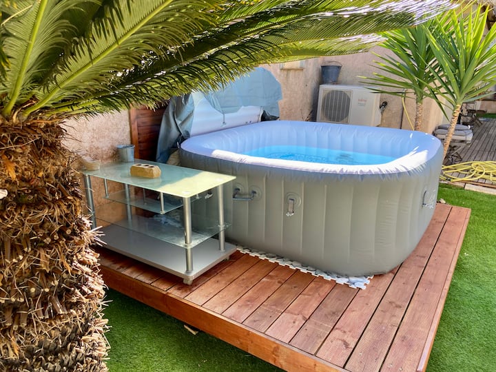 Petite Maison Ind. Gde Terrasse, Jacuzzi - Six-Fours-les-Plages
