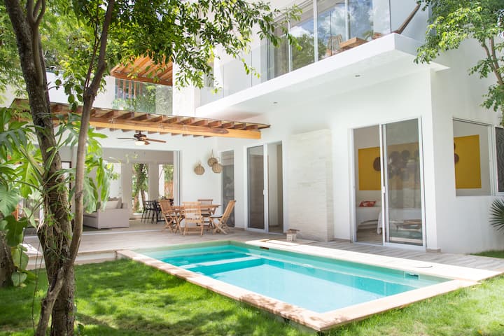 Cheerful Villa/private Pool/24hsecurity/concierge - Tulum