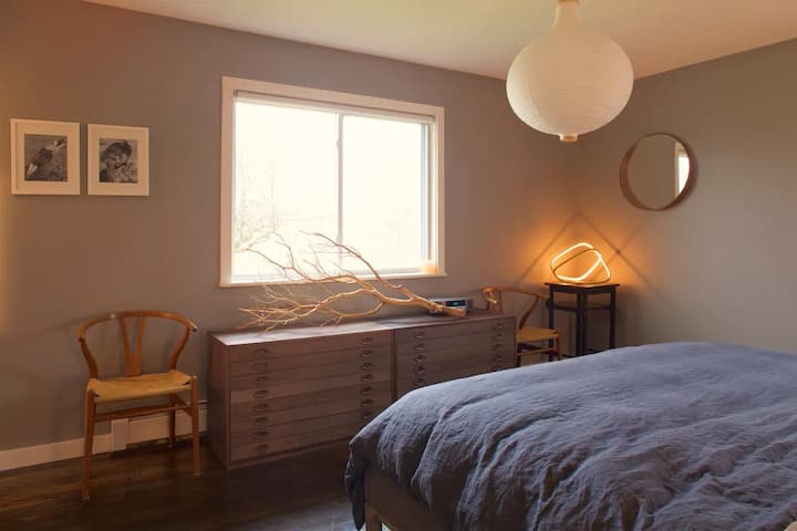 Cedar Hot Tub + View | Catskill Shinrinyoku Cabin - Bethel, NY