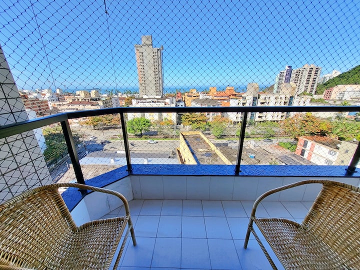 Lindo Apartamento Com Piscina E Vista Ao Mar - Guarujá