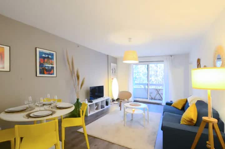 T3 Spacieux Bord Canal Du Midi + Parking - Toulouse
