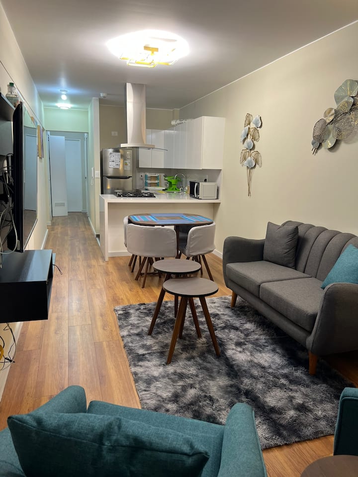 Apartment Acogedor Y Moderno - Lima