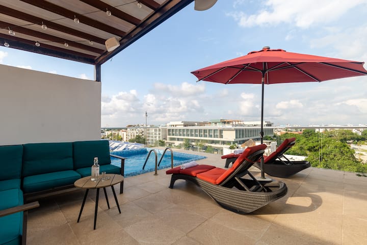 Ph En 5ta Avenida Rooftop Y Alberca Privada - Playa del Carmen