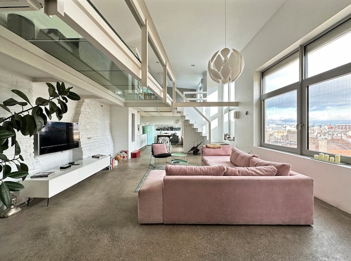 Penthouse Loft With Terraces - 匈牙利
