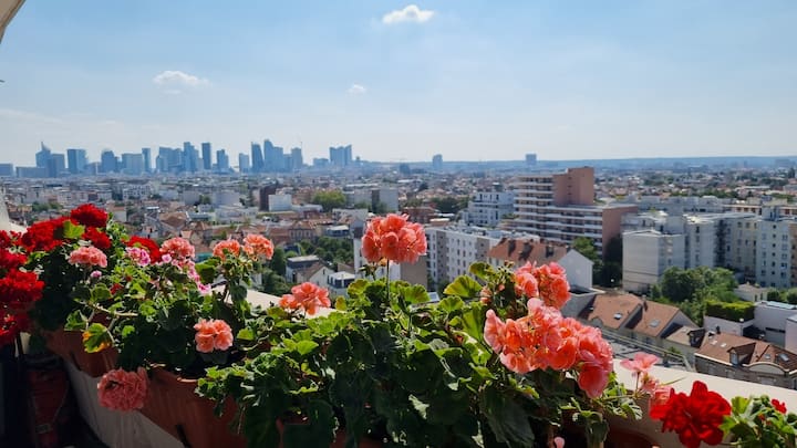 Appartement Avec Belle Vue Sur Paris - Colombes