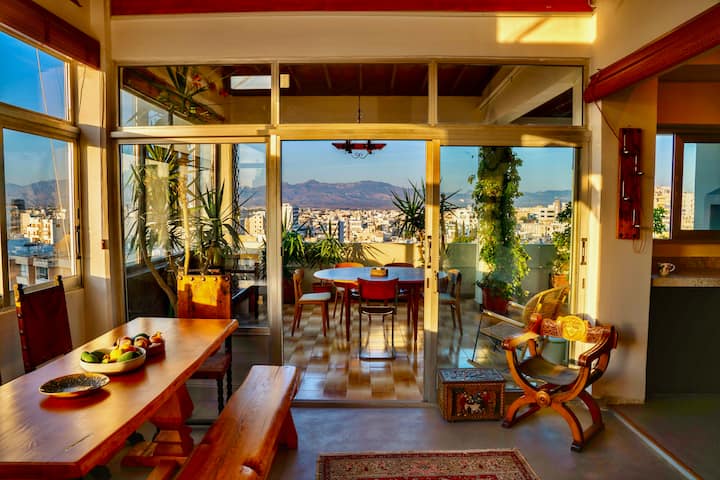 3-bdr Penthouse W/ Panoramic Nicosia View - Nicosia