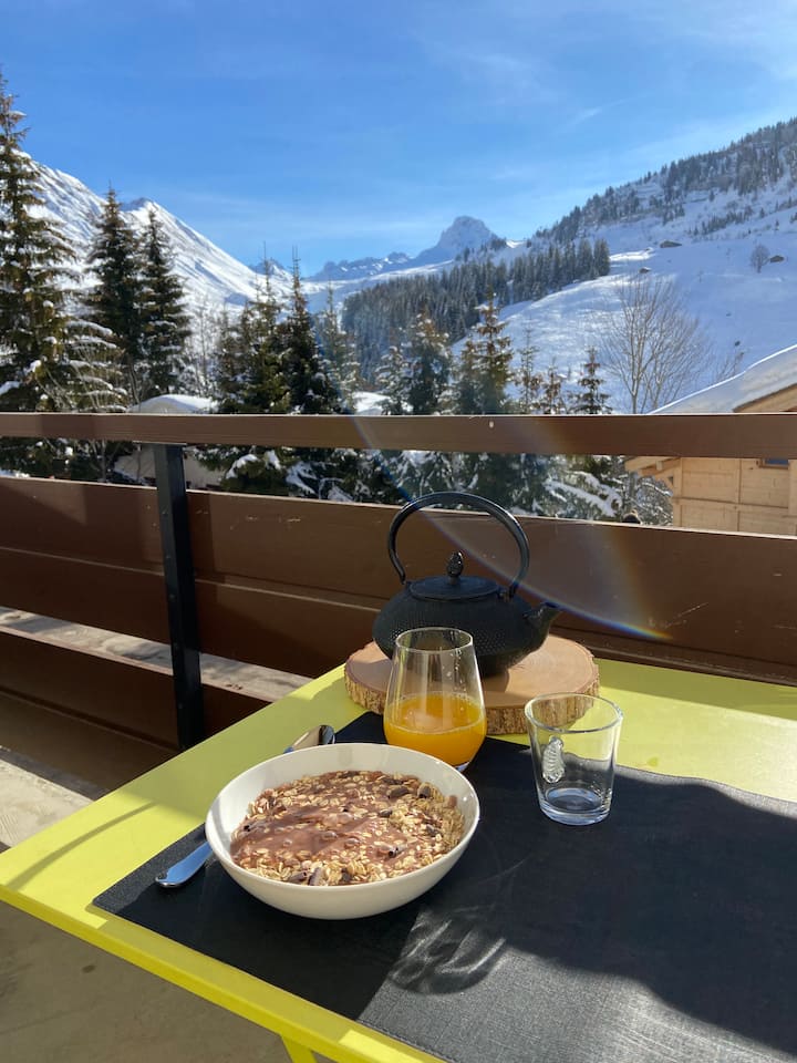 Chaleureux Appartement Avec Vue - Le Grand-Bornand