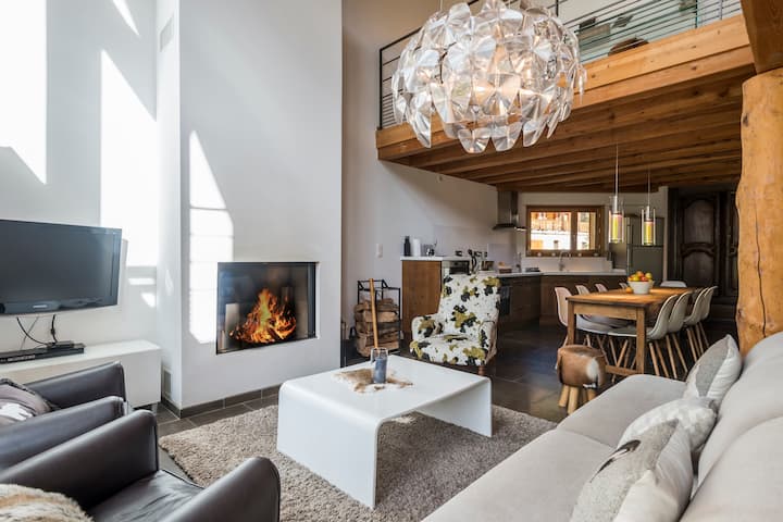 Chalet Lumineux Grand Jardin Superbe Vue  Montagne - Le Monêtier-les-Bains