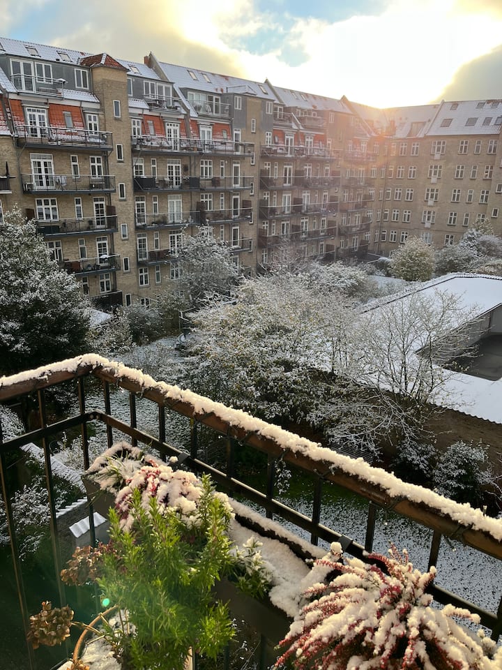 Nyrenoveret æLdre Toværelses Lejlighed - Aarhus