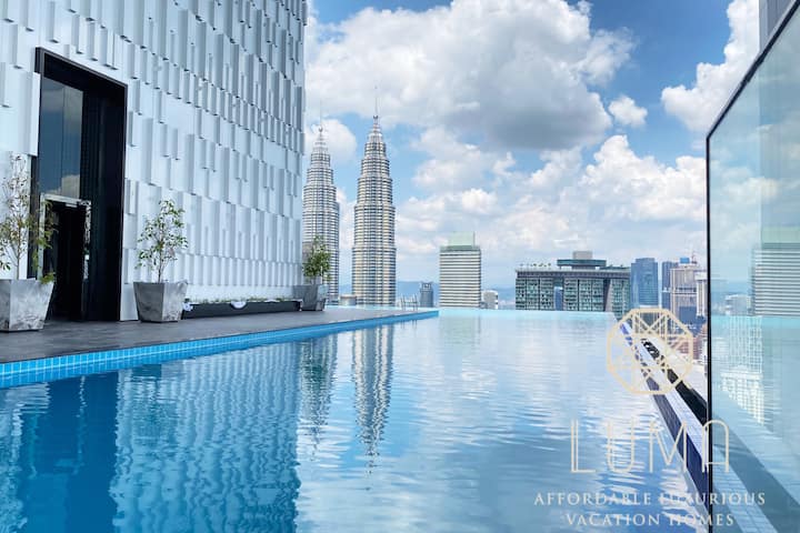 #93tpwb Sky Pool 2br Balcony With Kl Tower View - Kuala Lumpur