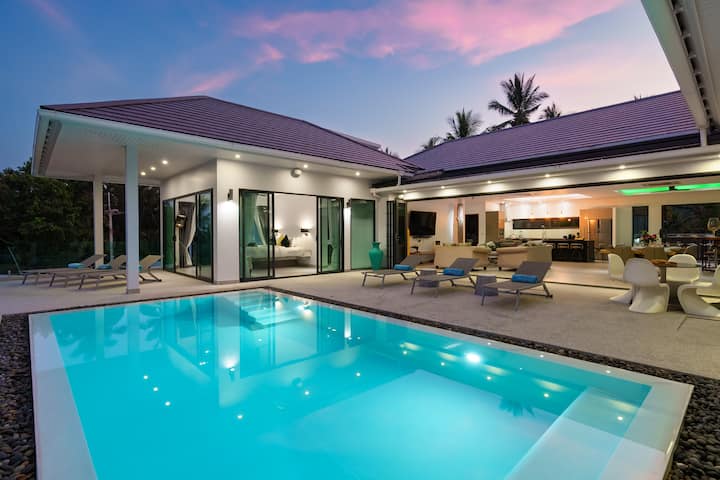 Stella Villa - Amazing Seaview - 4 Bedroom + Gym - Ko Samui, Island