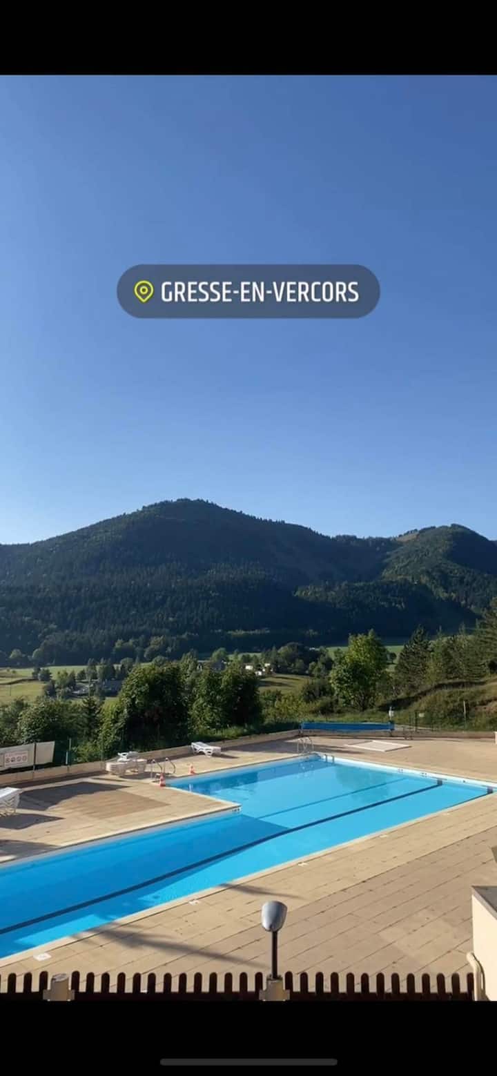 Vue Grand Veymont - Gresse-en-Vercors