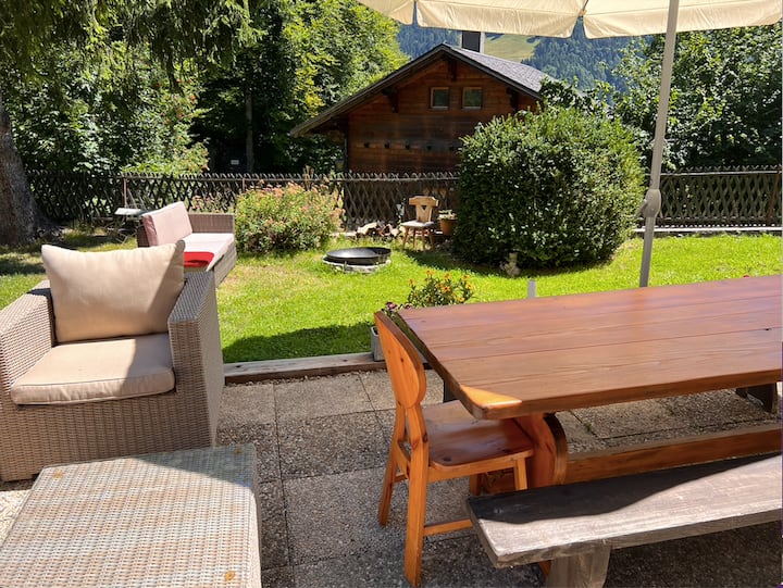 6bois-gentil 1 Lit Double-balcon-bain+wc Privé - Leysin