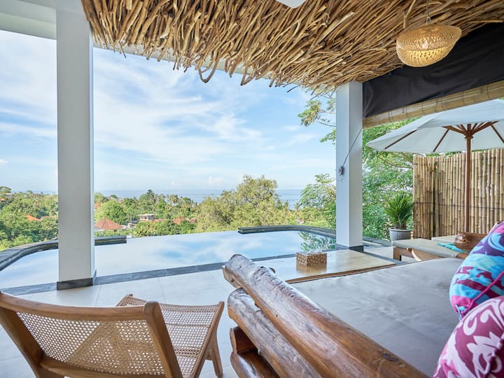 Villa Mimpi Tamarind, Private Pool & Ocean View - Seraya