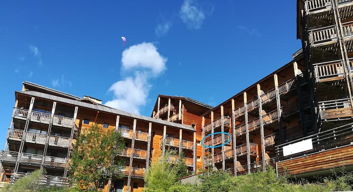 T2cabine 38m2 Plein Sud Vue Imprenable Montagnes - Orcières Merlette