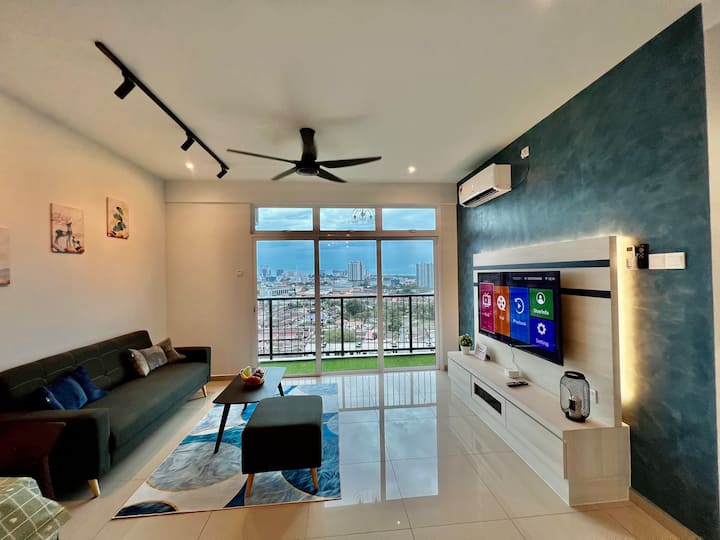 Melaka {Novo8} Central Stay /6pax /Tv-box /Wi-fi - Malacca