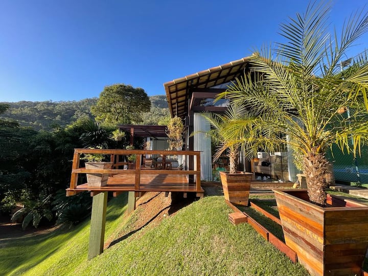 Chalé Próximo A Itaipava Com Piscina Aquecida - Petrópolis