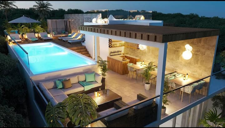 Casa Menta* Luxury Studio  *Speed Wi-fi! - Playa del Carmen