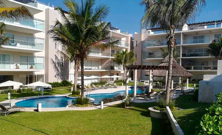 Departamento Con Club De Playa, Vidamar Residencia - Acapulco