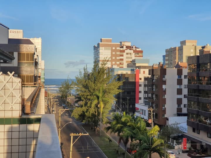 250m Praia Cobertura 3dorm C/ar Cond E Vista Mar - Capão da Canoa