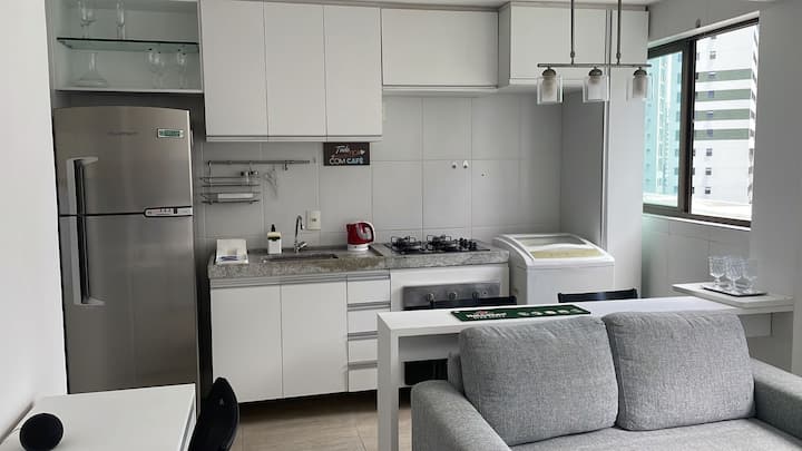 Flat/boa Viagem/sofisticado/completo/700m Da Praia - Recife