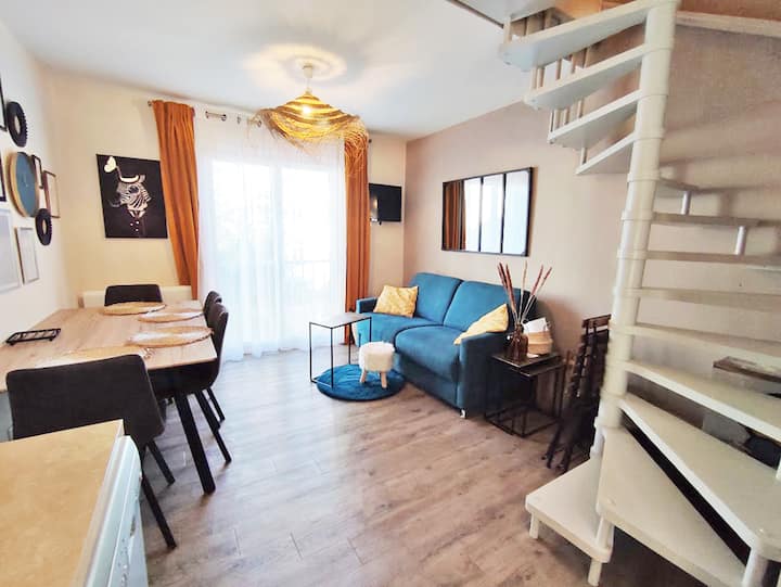 L’escampette, Duplex T3, Luchon, Wifi, 4 Pers. - Bagnères-de-Luchon