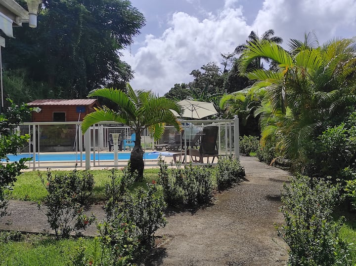 Le Tri Haut De Bellevue - Bungalow Colibri - Guadeloupe