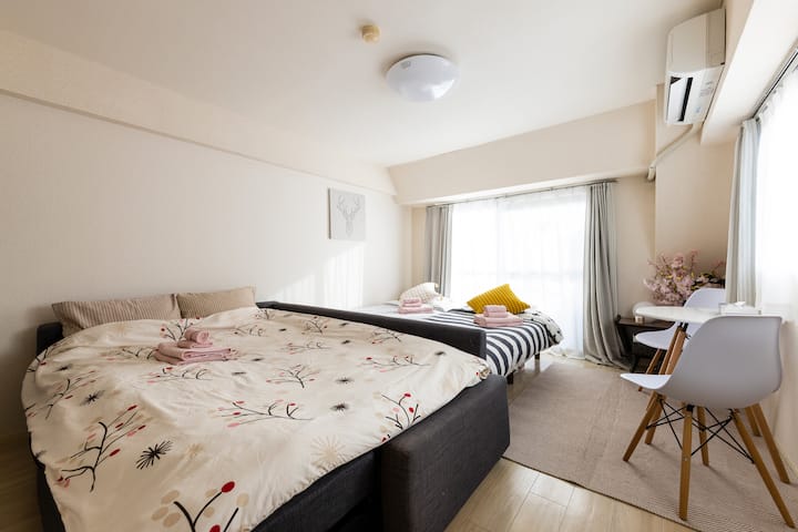 Laidback Bright Shibuya Studio/ Prime Location - Shibuya Station