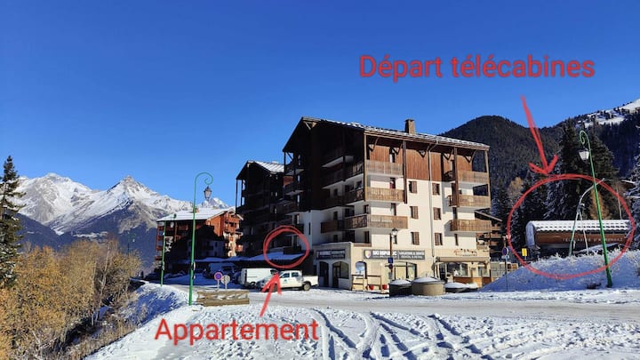 Station Valfrejus, Studio 4 Pers, Pied Des Pistes - La Norma