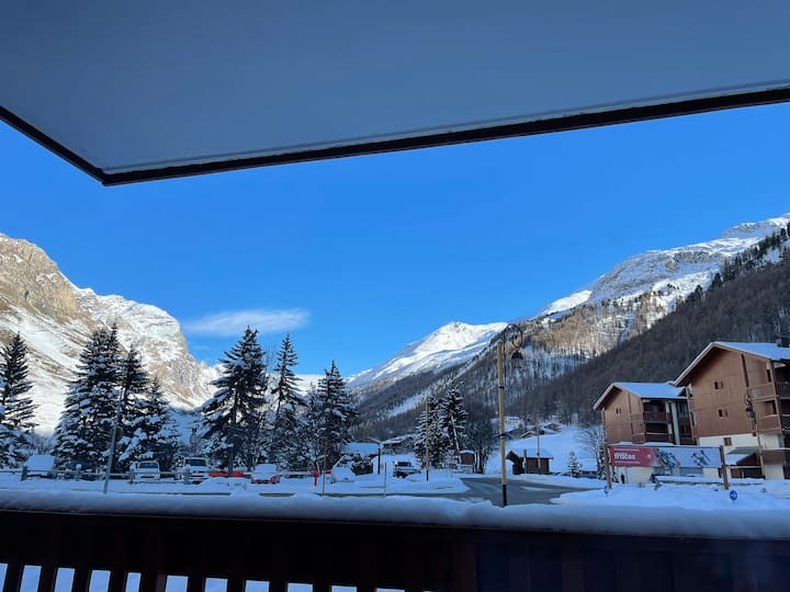 Cosy T2, Vue Sur La Montagne - Val-d'Isère