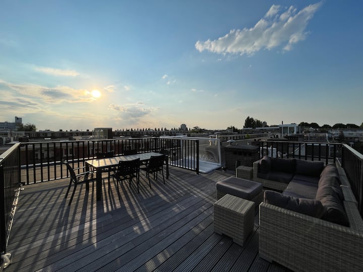 Luxurious 3f Apartment With Rooftop In Amsterdam - Ámsterdam