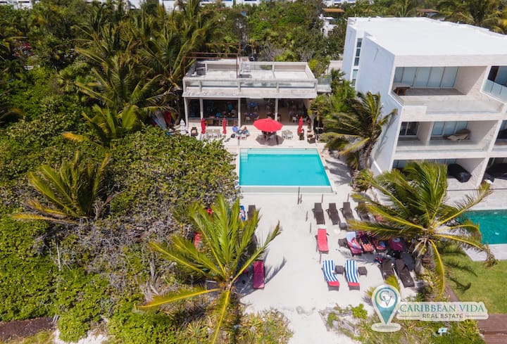 3bd W/rooftop Jacuzzi • Steps To Beach - Akumal