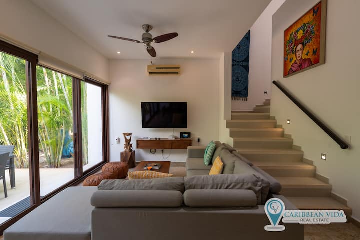 Townhome W/rooftop/jacuzzi - Beach Across Street! - Akumal