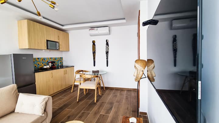 Cosy Appart De 1 Ch/salon, Vue Sur La Lagune - Abidjan