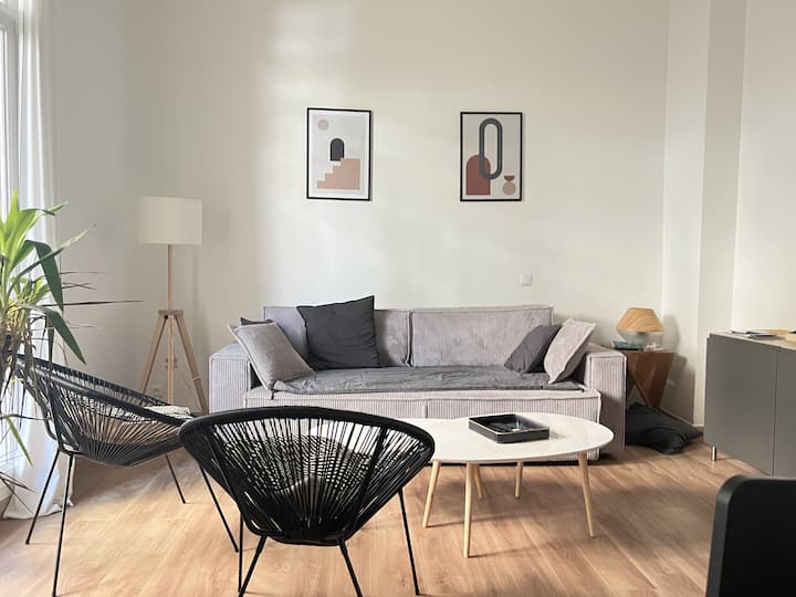 Moderne 2 Chambres & Terrasse Climatisation - Marseille
