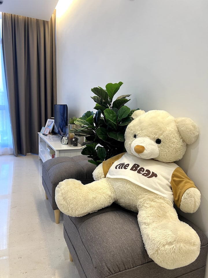 Setia Sky 88 @ D'miko Homestay/4pax/ciq/ksl/2br - 