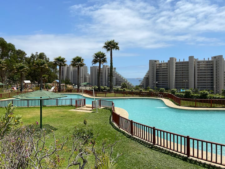 Gran Departamento Alto De San Alfonso En Algarrobo - Algarrobo