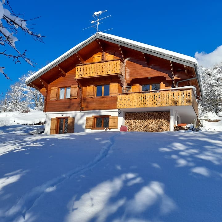 Appartement T2 Dans Un Chalet à 10min Stations Ski - Praz de Lys Sommand