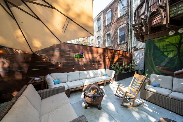 Charming 1 Br Apt With Yard - Jersey City, NJ
