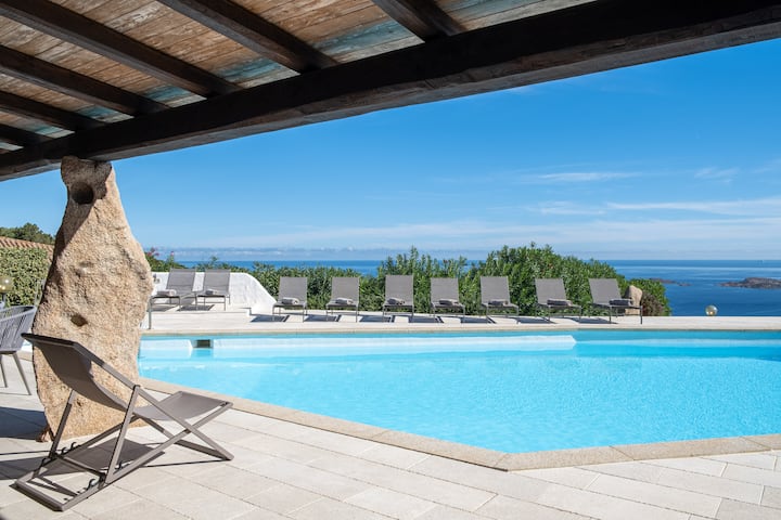 Villa Paradiso Con Piscina E Vista Mare - Sardaigne