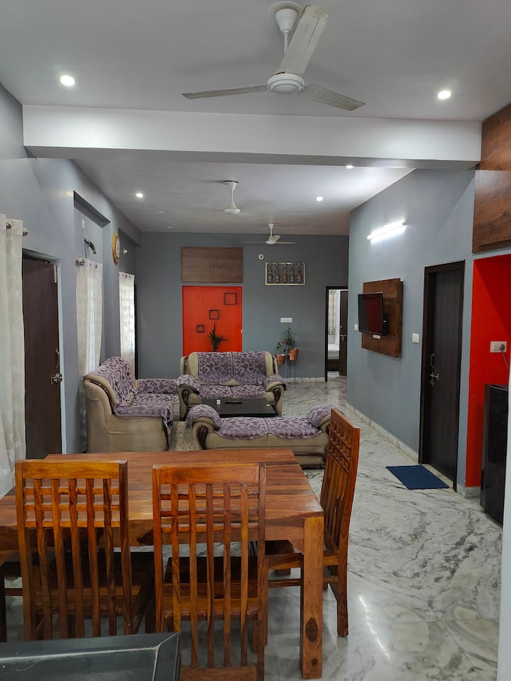 Gharana -3bhk -3 Bedroom Hall -Kitchen - Udaipur