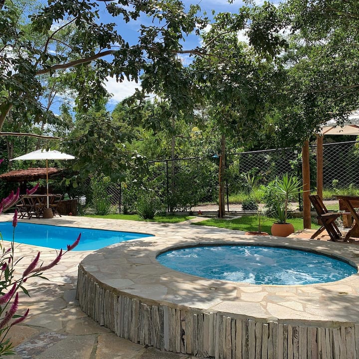 Suíte Villa Lobos Hidromassagem- Pousadapianissimo - Pirenópolis