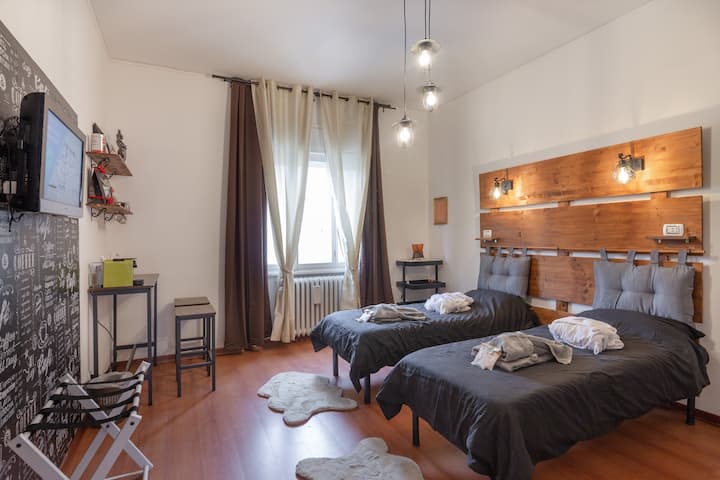 Coffee Twin Room - Lodge&art - Trieste