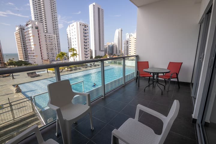 Infinitum - Spectacular 7th Floor 1 Br Condo - Cartagena