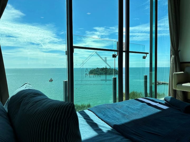 Pd D'wharf Premium Suite 7 Full Seaview (4-6 Pax) - 포트딕슨