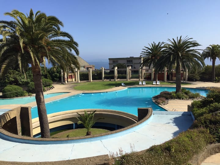 Excelente Ubic.piscina Temperada, Sauna,jacuzzi - Concón