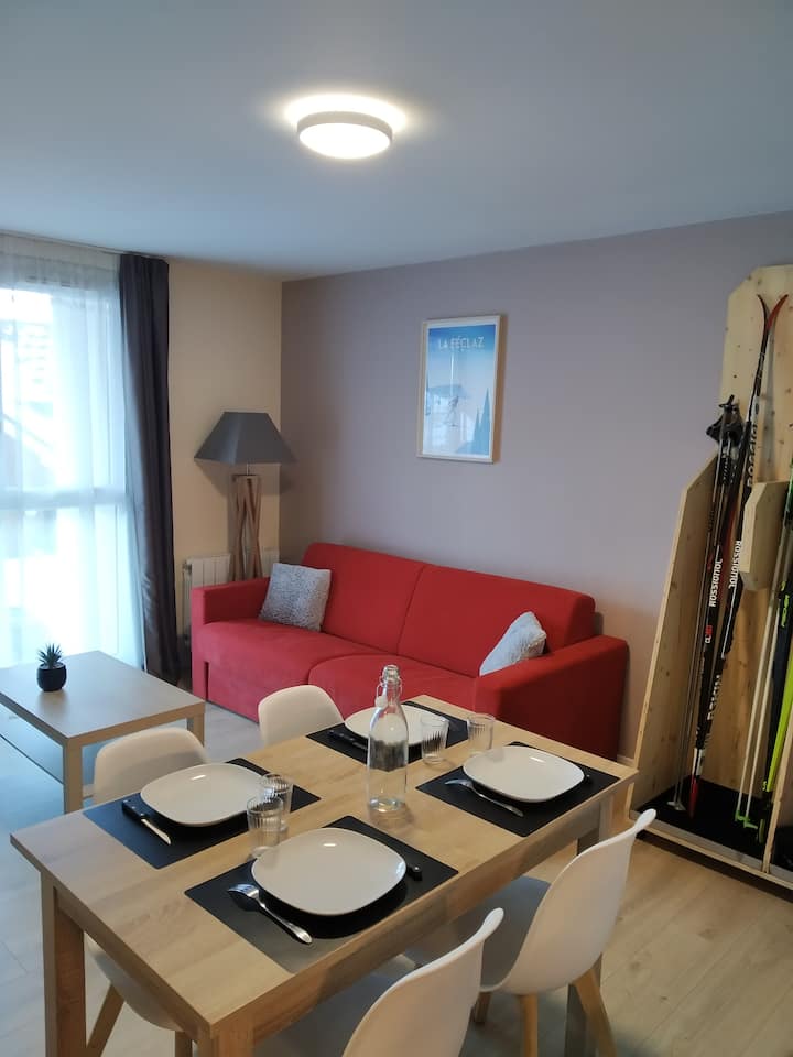 2 Pièces Chaleureux 4 Pers. 30m² Piscine - Lac du Bourget