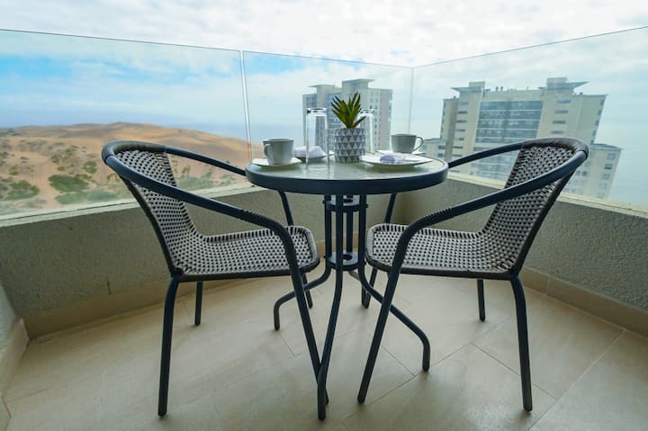 Departamento Con Vista A Las Dunas Y El Mar - Concón